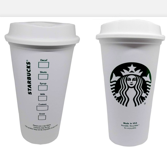 Starbucks | Kitchen | New 2 X Starbucks Reusable Travel Cup To Go ...